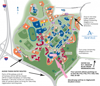 Directions & Parking | WordCamp Asheville 2019